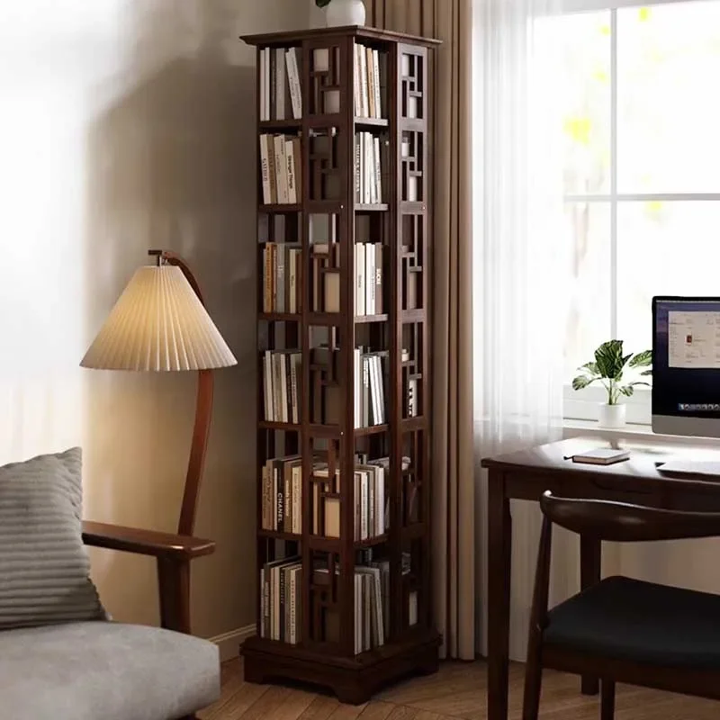 Divider-Arcyic-Open-Bookcase-Wheels-Designs-Tall-Narrow-Wooden-Mobile ...