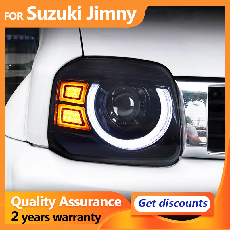 Headlight-For-Suzuki-Jimny-LED-Headlights-2007-2017-Head-Lamps-DRL-Turn ...