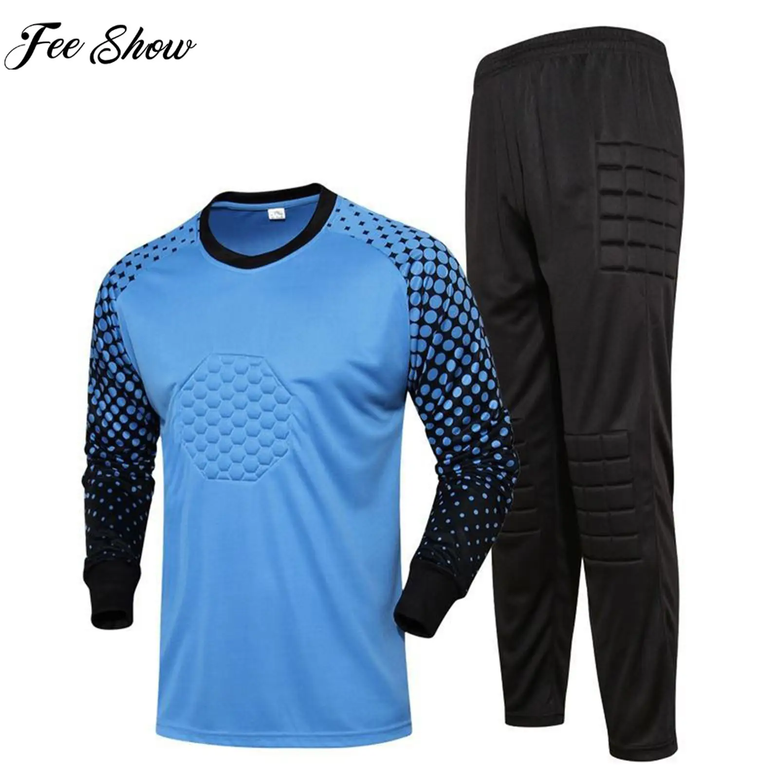 Child-Boys-Soccer-Goalkeeper-Outfit-Sport-Suit-Football-Training-Match ...
