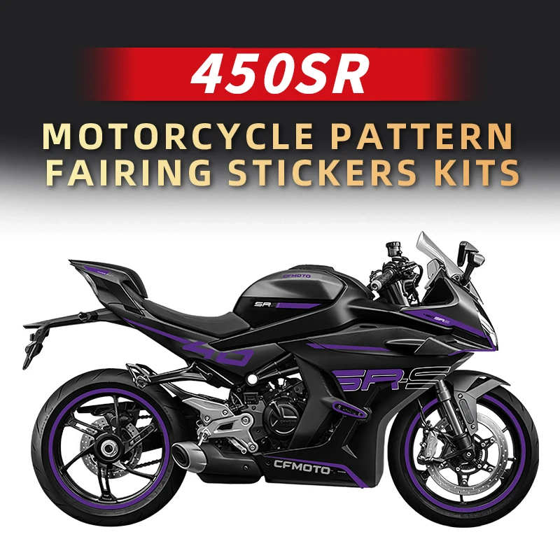 Used-For-CFMOTO-450SR-450SRS-450SS-Violet-body-patterned-protective ...