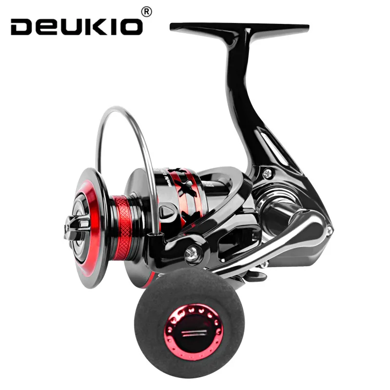 DEUKIO Fishing Reel 2000-7000 Max Drag 12KG Spinning Reels Metal Spool carretilhas de pesca Reel ...