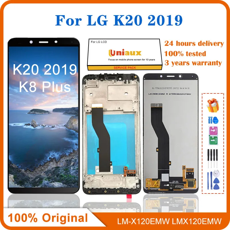 LCD-touch-screen-with-frame-for-LG-K20-2019-LCD-display-for-LG-K8-Plus ...