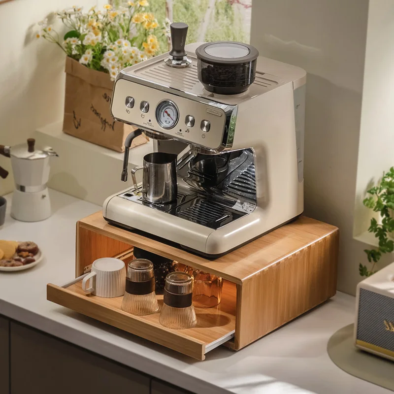 Kitchen Household Coffee Maker Microwave Oven Shelf Dining Table ...