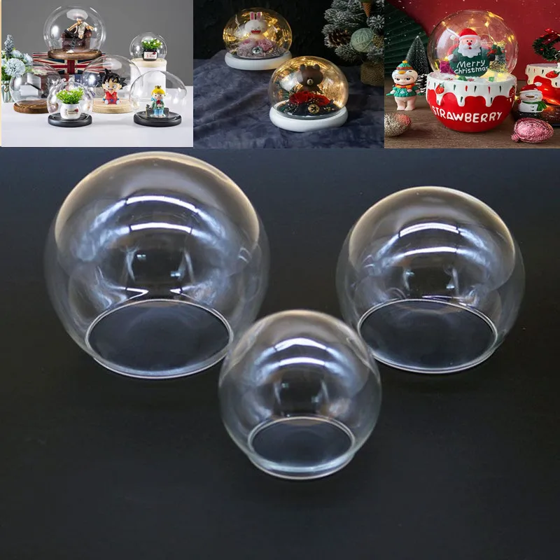 1-2-3-5-8pcs-DIY-Empty-glass-snow-globe-Promotional-hand-model-dust ...