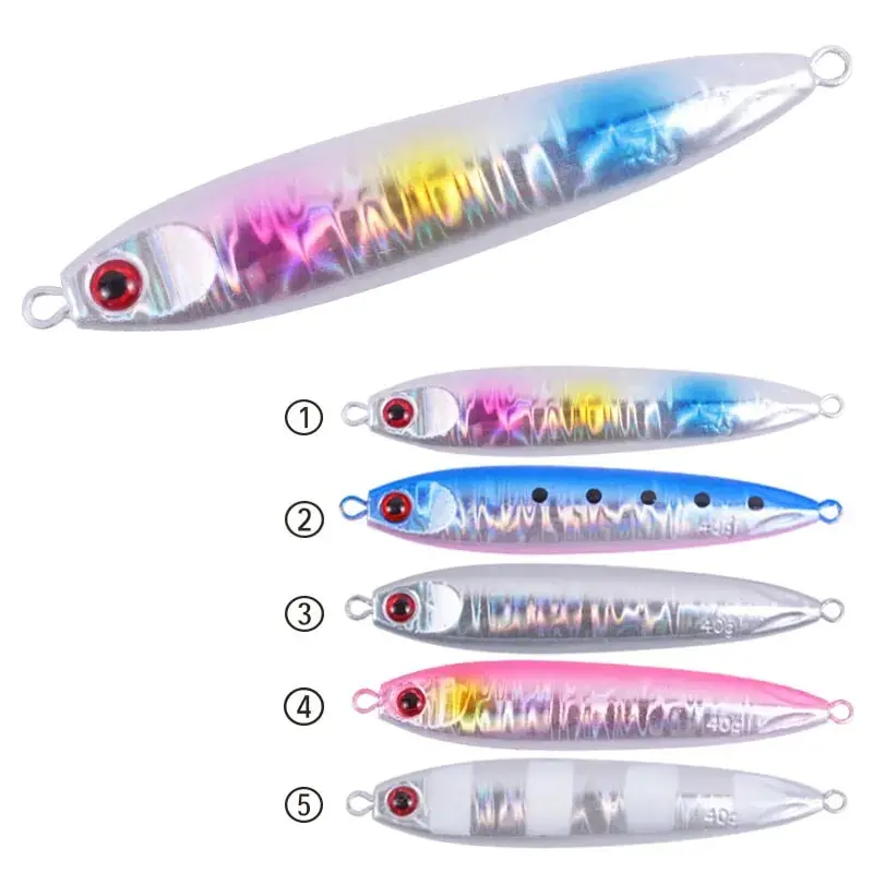 BURLE-Metal-Jig-Jigging-Fishing-Lure-Colorful-10g-to-100g-Japanese-Bass ...