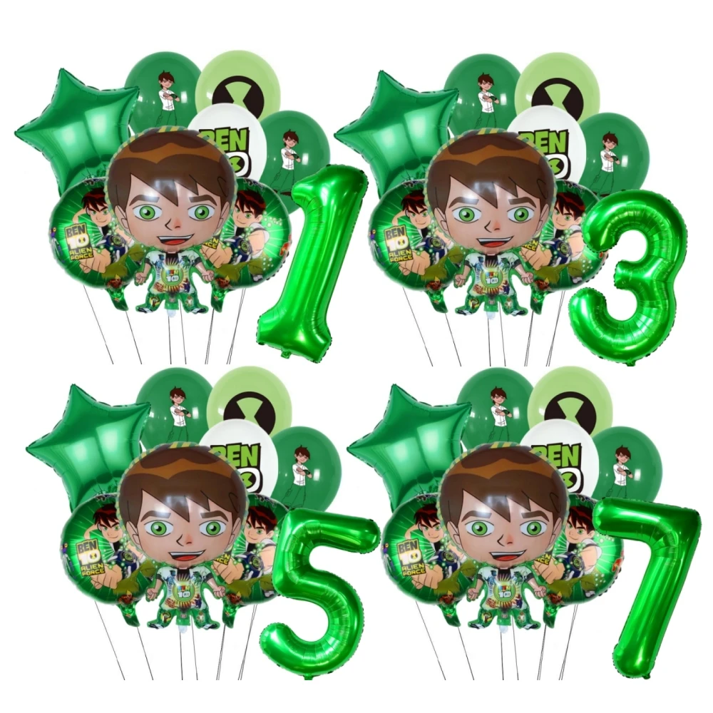 Ben 10 Balloon 32 Inch Number Foil Balloons – Ben10cosprops