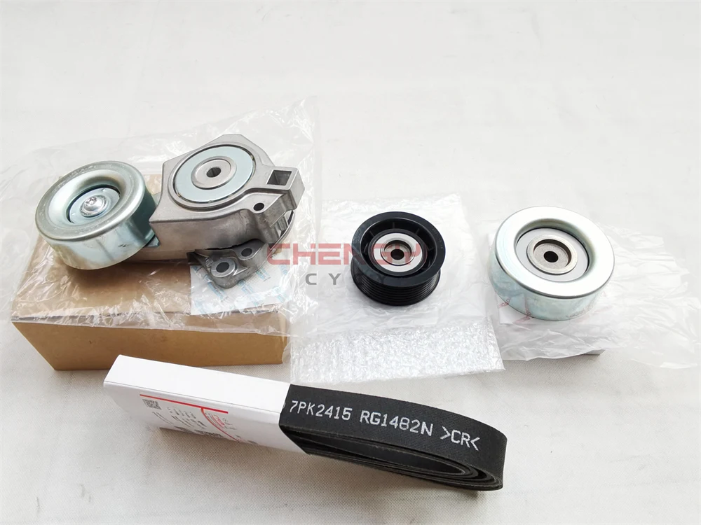 Alternator-Drive-Belt-Auto-Tensioner-When-Tight-Round-For-Pajero ...
