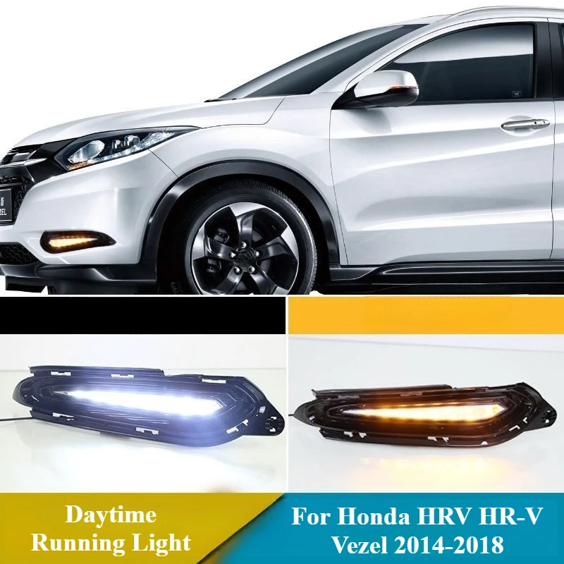 For Honda VEZEL HRV HR-V 2014 2015 2016 2017 2018 Led Daytime Running ...