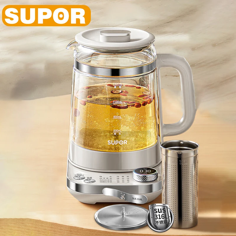 SUPOR-Stirring-Electric-Kettle-316L-Stainless-Steel-HealthKettle-1-5L ...