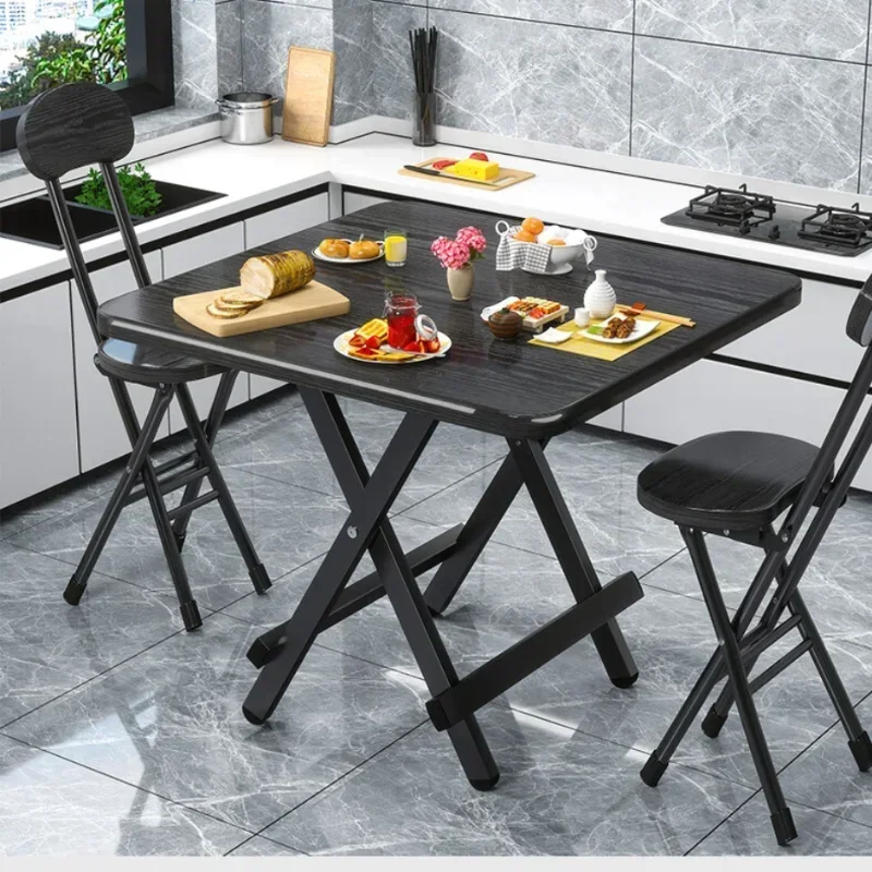High-54cm-Folding-Table-and-Chairs-Small-Household-Dining-Table-Rental ...