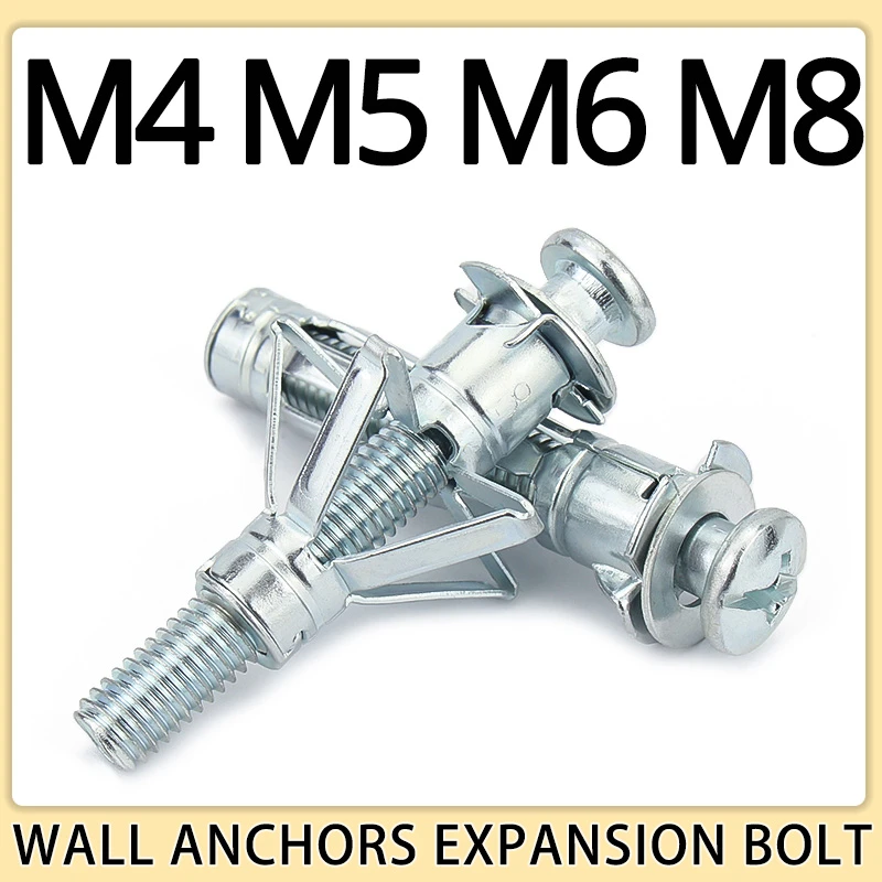 Fixing Anchor Holes Drywall | Expansion Drywall Steel Anchor - M4 M5 M6 ...