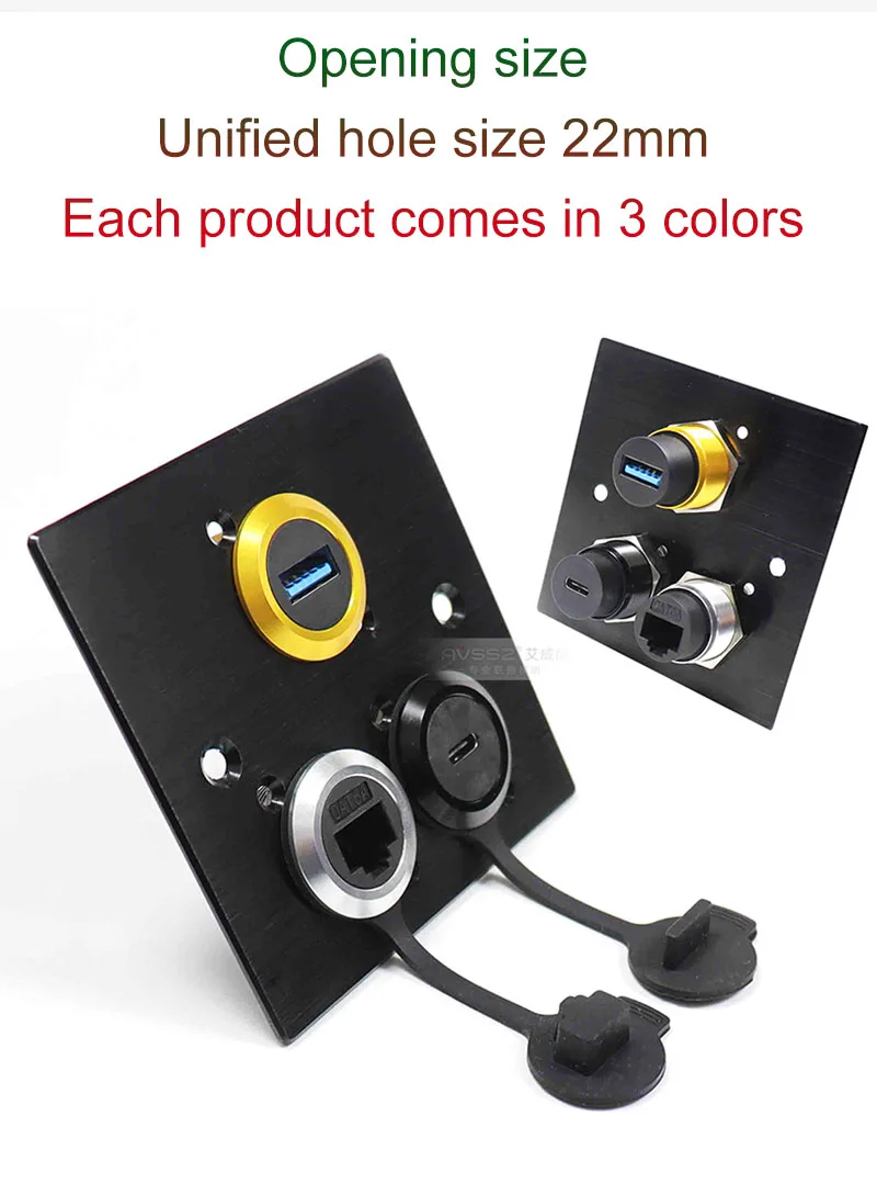 Network-RJ45-CAT6-CAT6A-Data-Connector-Socket-USB3-0-Phone-TYPE-C ...