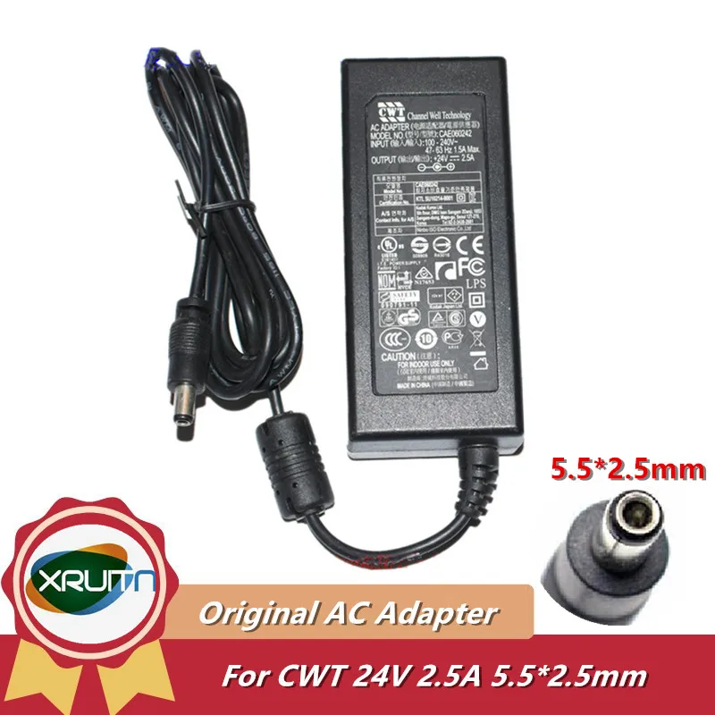 Genuine-CWT-CAE060242-Ac-Adapter-60W-Charger-24V-2-5A-for-Kodak-Scanner ...