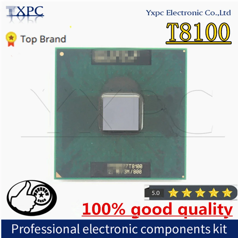 Procesador de ordenador portátil T8100 8100, CPU 3M, caché/2,1 GHz/800 ...