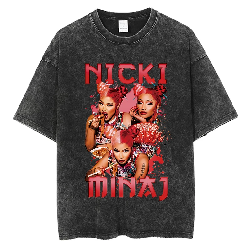 Nicki-Minaj-T-Shirts-Idol-Fans-Tees-Rapper-Star-Graphic-T-Shirt-Quality ...