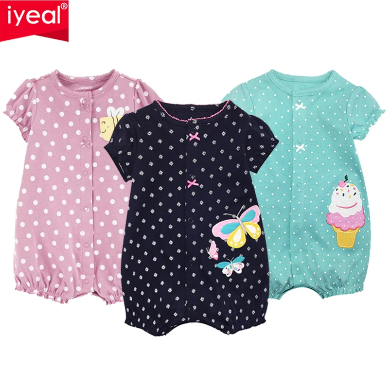 IYEAL-2024-yenido-an-bebek-yaz-giysileri-bebek-k-z-Retro-i-ek-puf-kollu ...