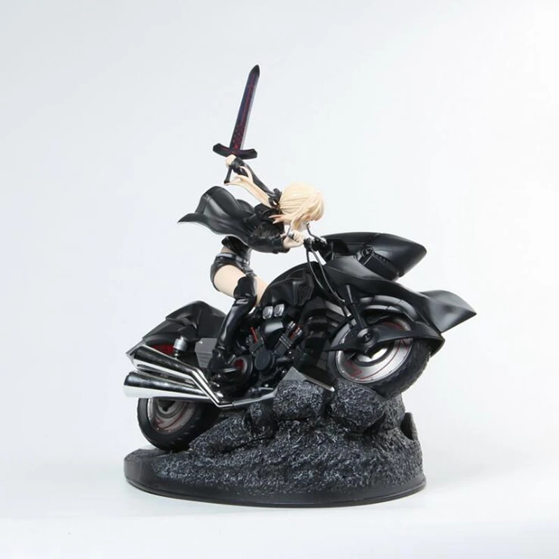 27cm FateGrand Order Altria Saber Alter Cuirassier Noir Bike 18 Scale ...