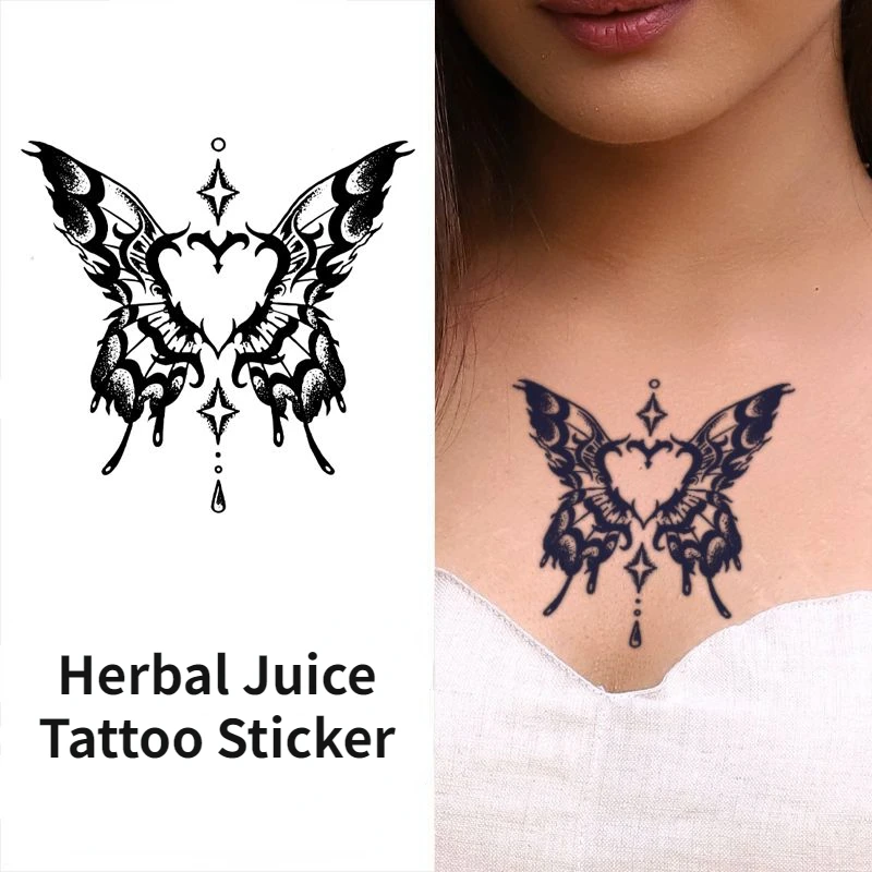 dunkels-ch-warzes-herz-schmetterling-saft-tattoo-aufkleber-f-r-frau-k