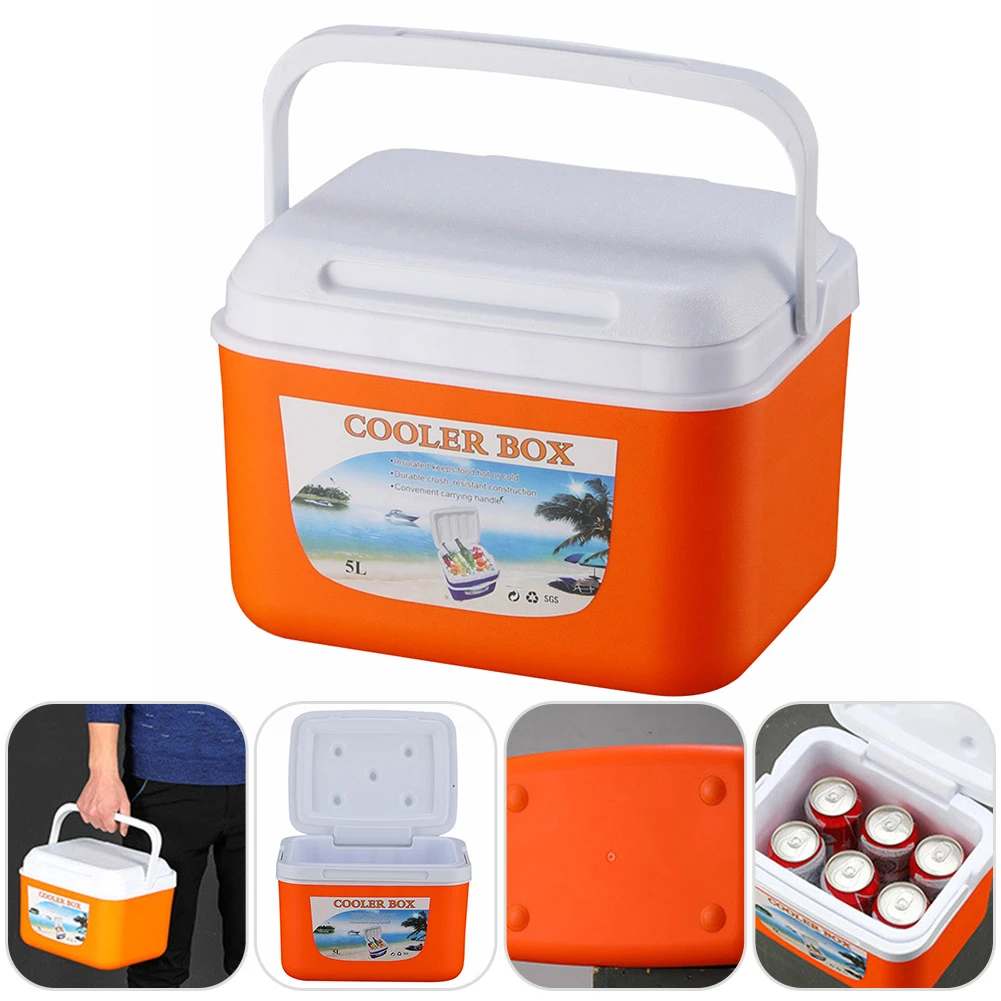 5l Outdoor Camping Cooler Box Portable Food Storage Box Car Cold ...