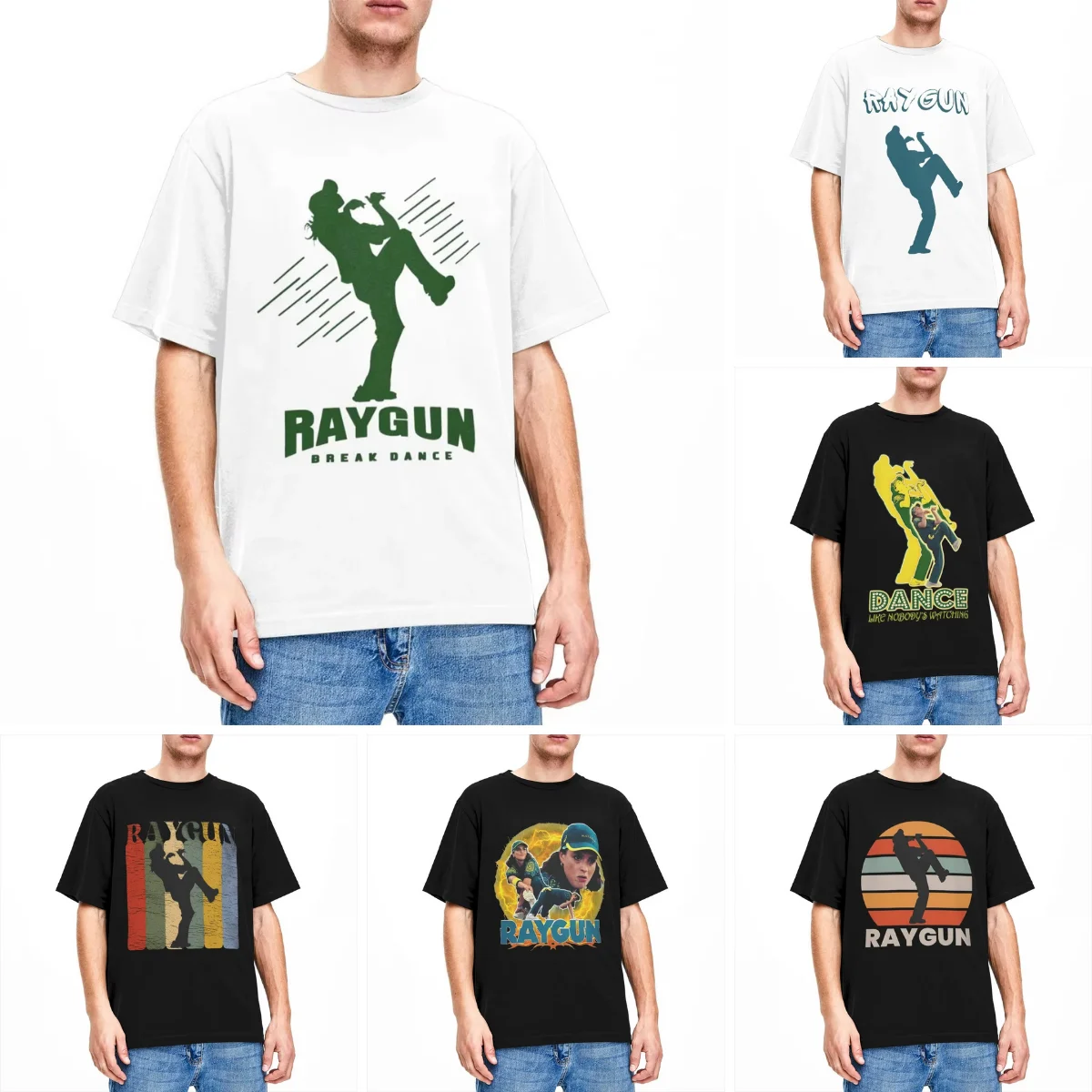 Oversized-T-Shirt-Raygun-Break-Dance-Pure-Cotton-T-Shirts-Australia ...