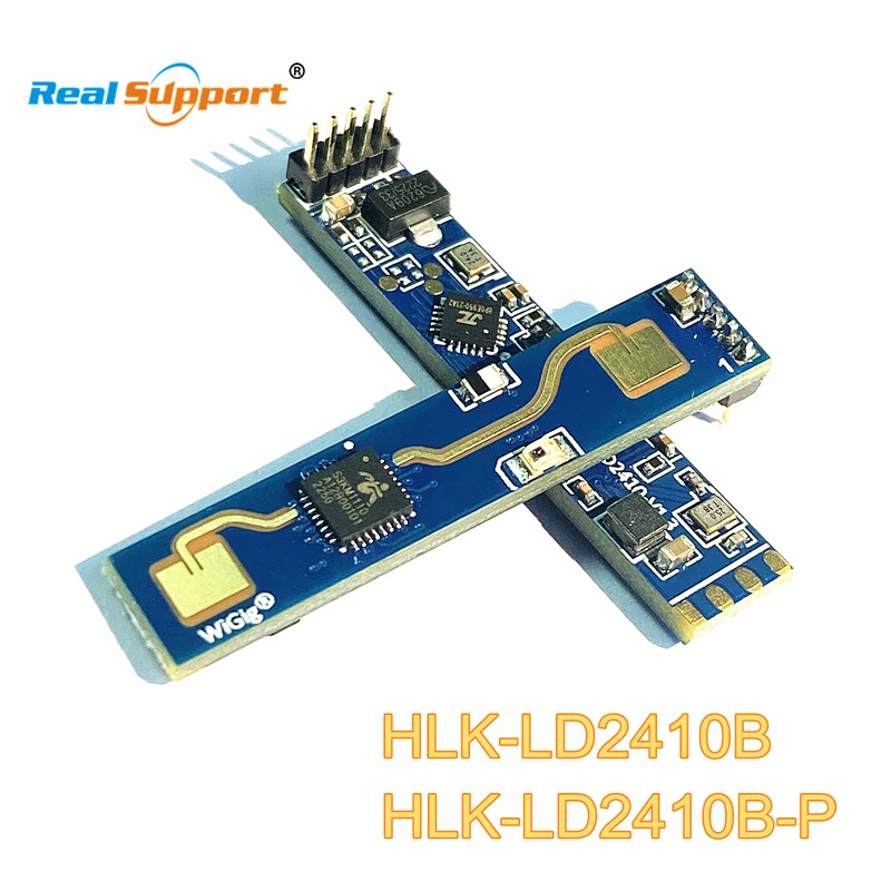 HLK-LD2410B LD2410B FMCW 24GHz Smart Human Presence Sensing Radar Bluetooth-compatible Heartbeat ...