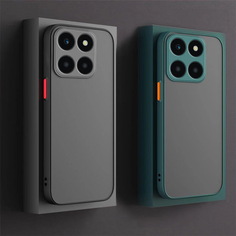 Shockproof-Armor-Matte-Case-For-Honor-X8b-4G-Soft-TPU-Bumper-Clear-Hard ...