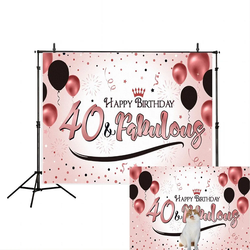 Happy 40th Anniversary Banner