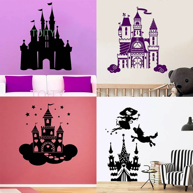 Disney Castle Silhouette Wall Decal