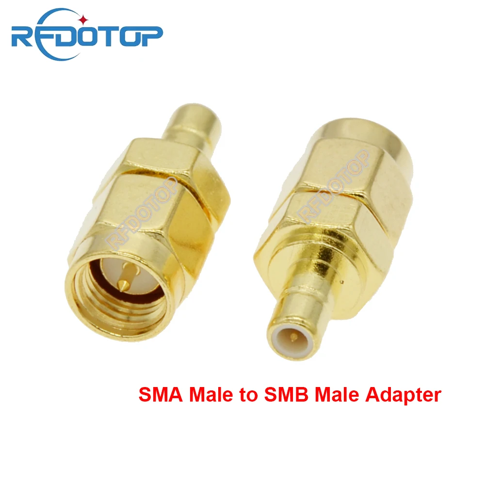 1PCS-SMA-Male-Plug-to-SMB-Male-Plug-Straight-Connector-for-Wifi-Antenna ...