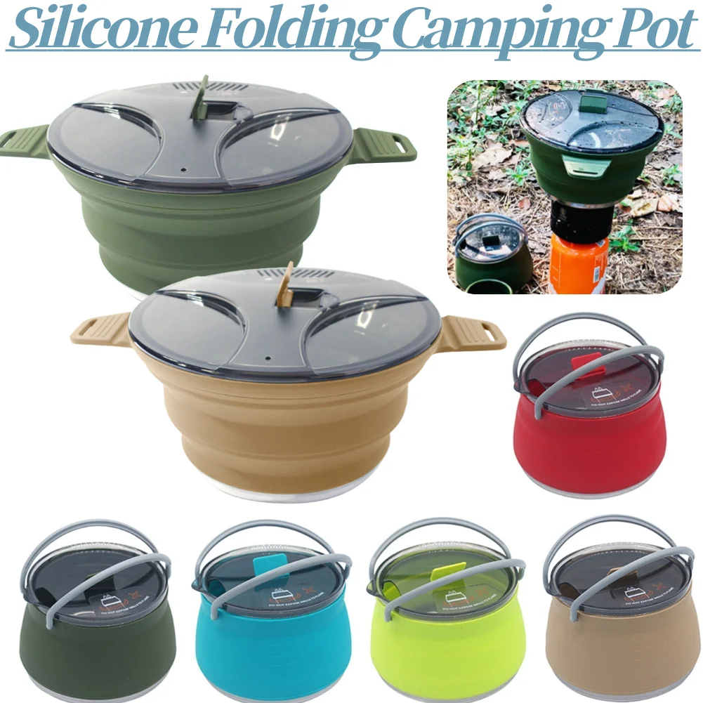 Foldable-Portable-Camping-Cook-Pot-Saving-Space-Camping-Cookware-Pot ...