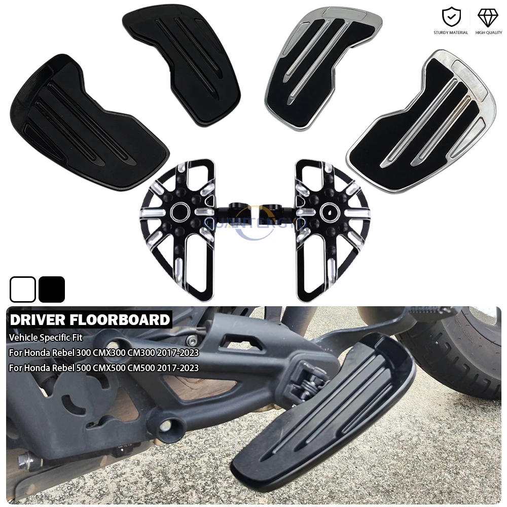 Driver-Footboard-Rider-Floorboard-Front-Foot-Rest-Wide-Footrest-Fits ...