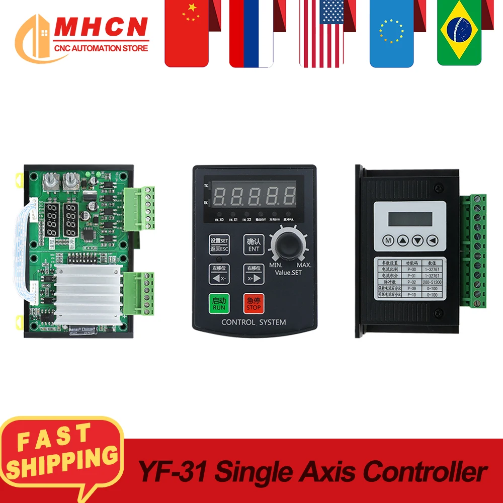 YF-31-Single-Axis-Controller-HF020-Stepper-Motor-Control-Board-Driver ...