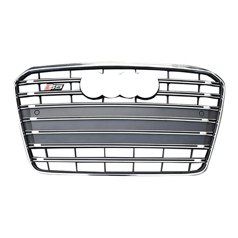 S5-style-auto-parts-grille-for-A5-car-accessories-fori-S5-Chrome-silver ...