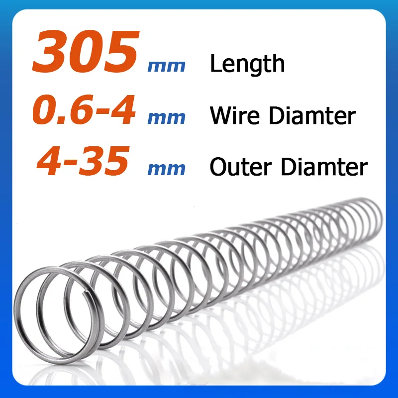 1pcs-Length-305mm-304-Stainless-Steel-Spring-Steel-Y-shaped-Compression ...