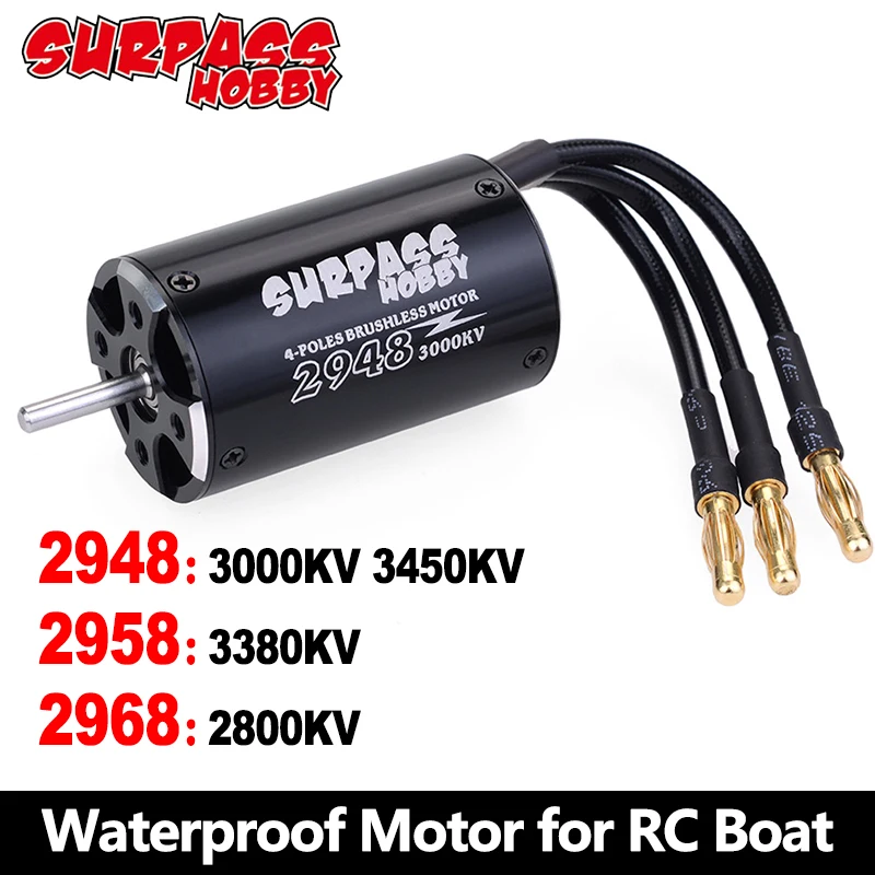 Waterproof-RC-Boat-Motor-2948-3000KV-2958-3380KV-2968-2800KV-4-Poles ...