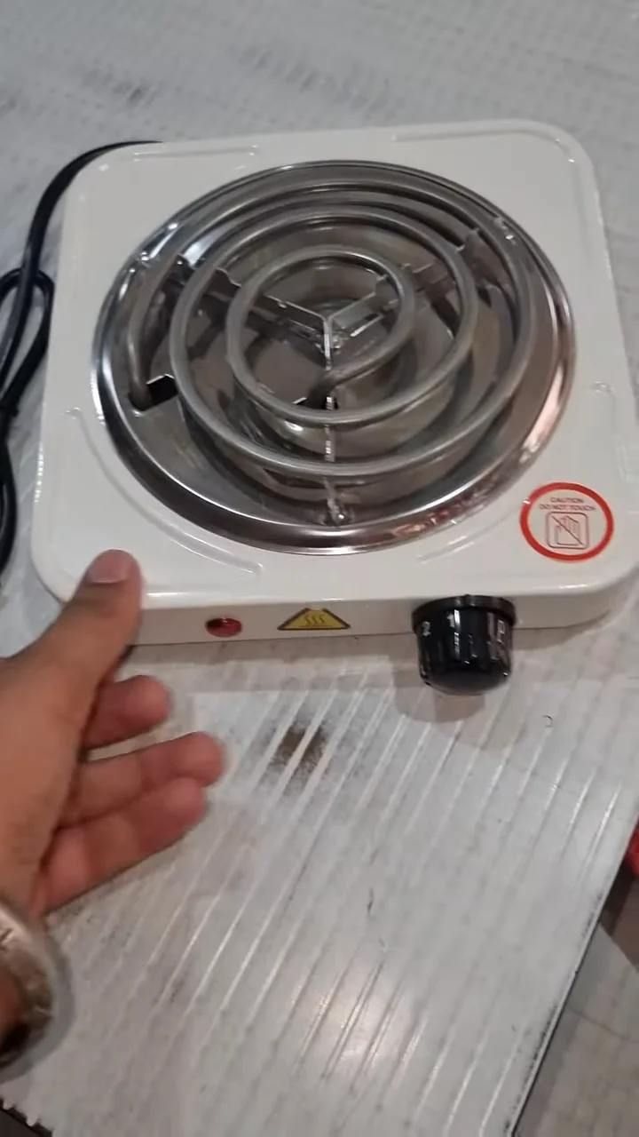 Electric hot plate stove | 1000W Electric Burner Stove for cooking | 2 ...