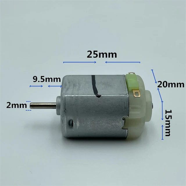 Fc-130Sa Mini 20 Mm*15 Mm-Es Elektromos Motor Dc 3V 3,7 V 5V 6 18000Rpm Nagy Sebességű Fémkefe ...