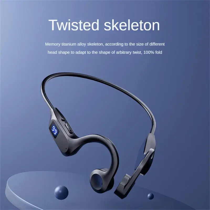 Bone-Conduction-Earphones-X7-Hifi-Ear-hook-Wireless-Headset-With-Mic ...
