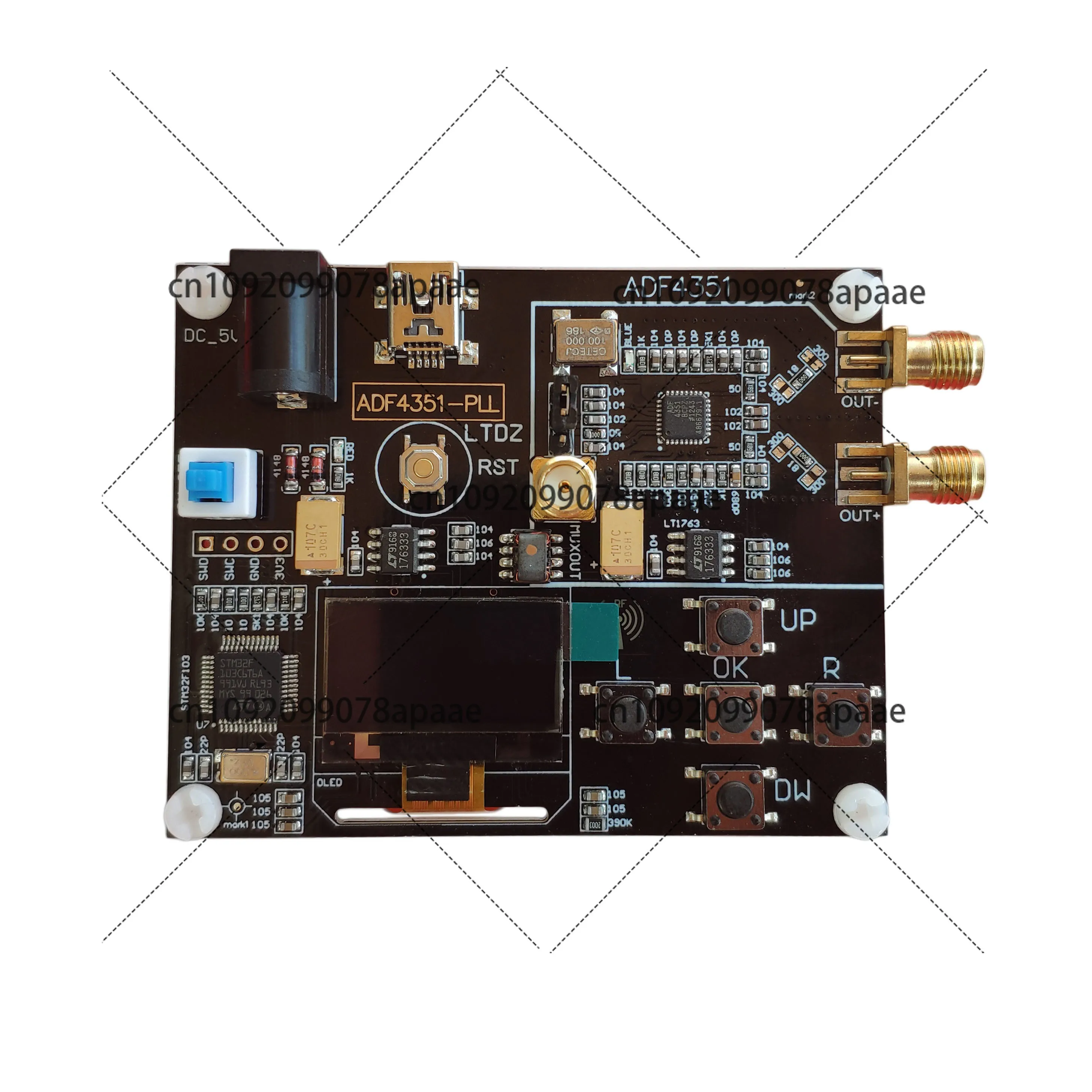 ADF4351 RF Signal Source Module 35MHz-4.4GHz with OLED Display ...