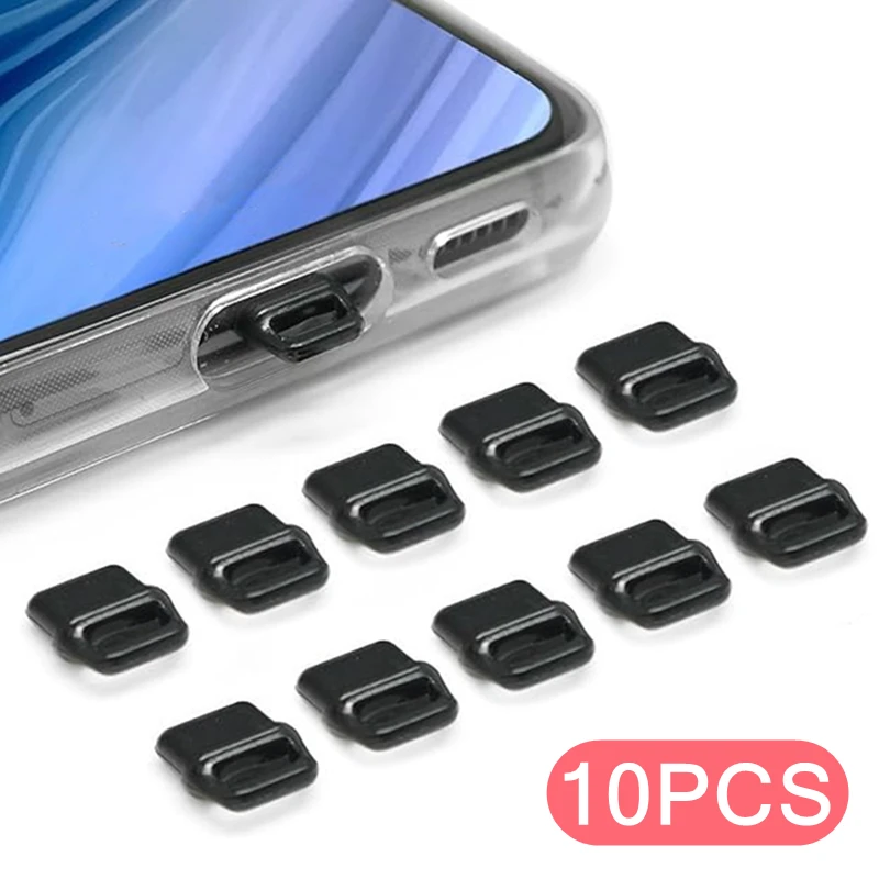 For-iOS-USB-Type-C-Anti-Dust-Plug-Mobile-Phone-DIY-Clear-Charge-Port ...