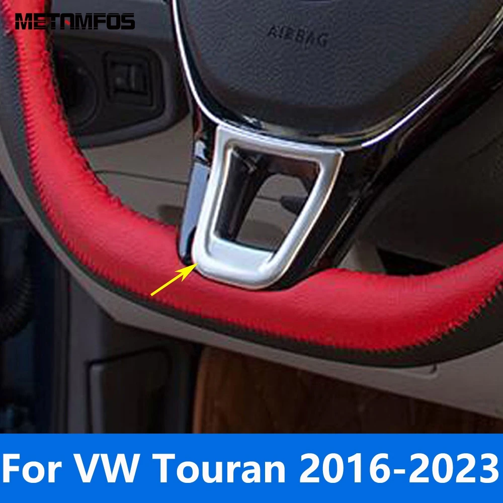 For-VW-Volkswagen-Touran-2016-2021-2022-2023-Matte-Steering-Wheel-Cover ...