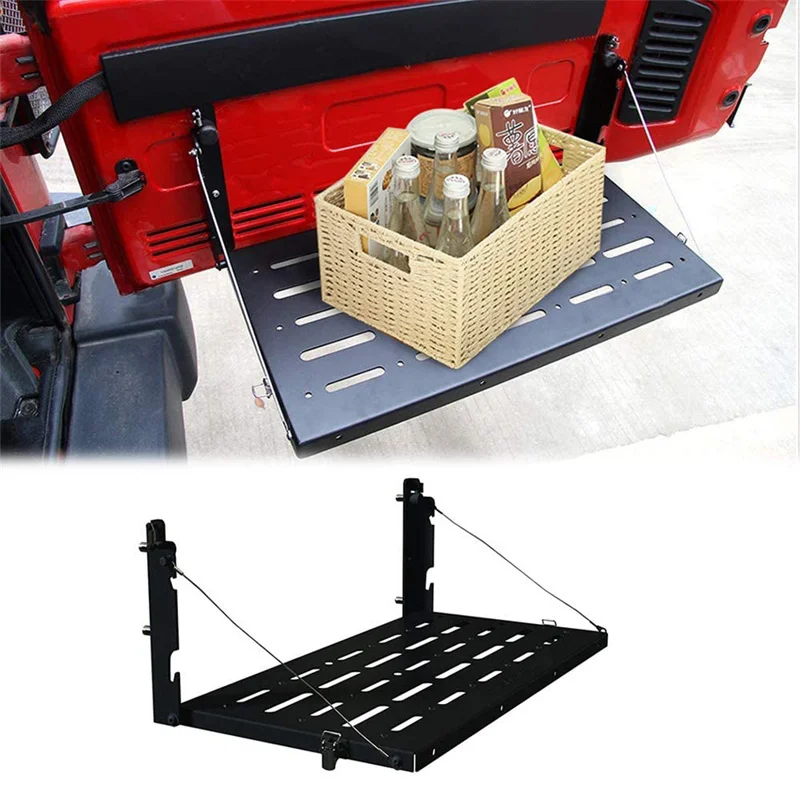 ANX-Rear-Car-Door-Table-Storage-Rack-Cargo-Foldable-Tailgate-Table ...