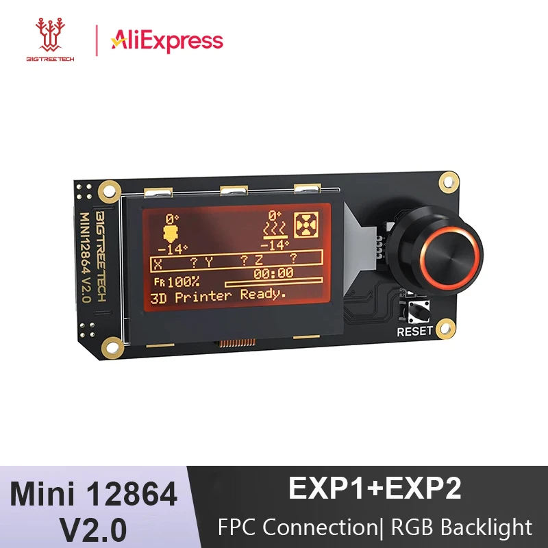 BIGTREETECH-Mini-12864-V2-0-LCD-Display-Mini12864-Screen-RGB-Light-3D ...