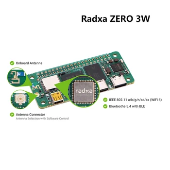 Radxa ZERO 3W Develpment board Quad-Core Arm® Cortex™-A55 RK3566 Chip DDR4