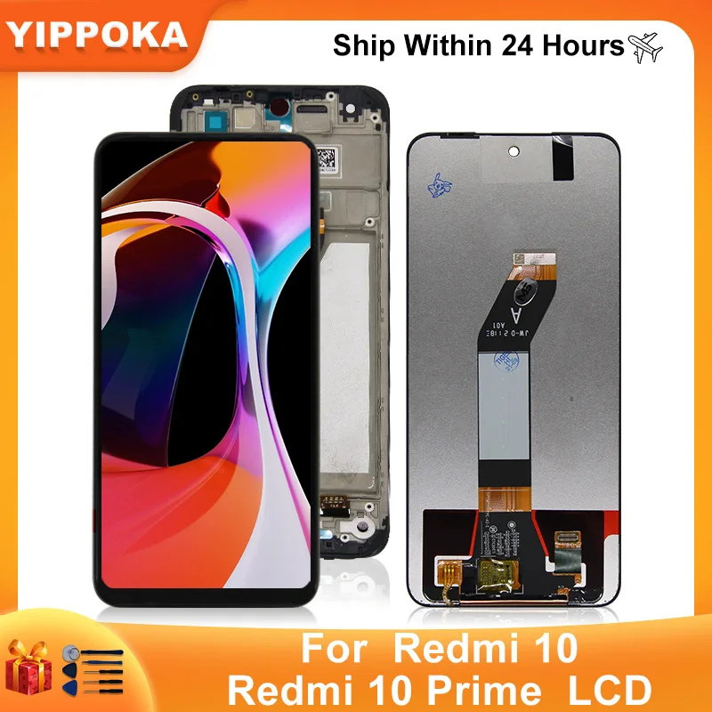 6.5" Original For Xiaomi Redmi 10 LCD Display Touch Screen Digitizer ...