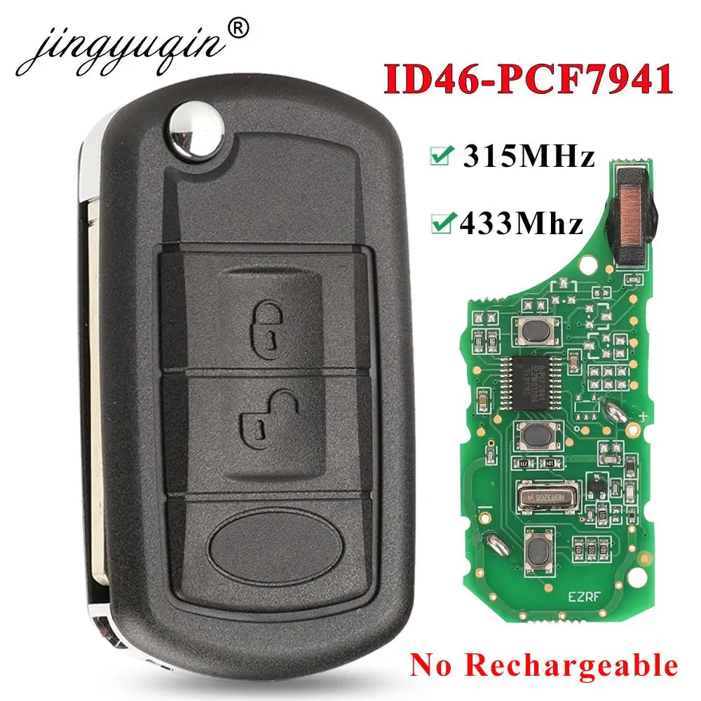 jingyuqin-315-433MHz-ID46-PCF7941-Chip-3B-Flip-Remote-Control-Car-Key ...