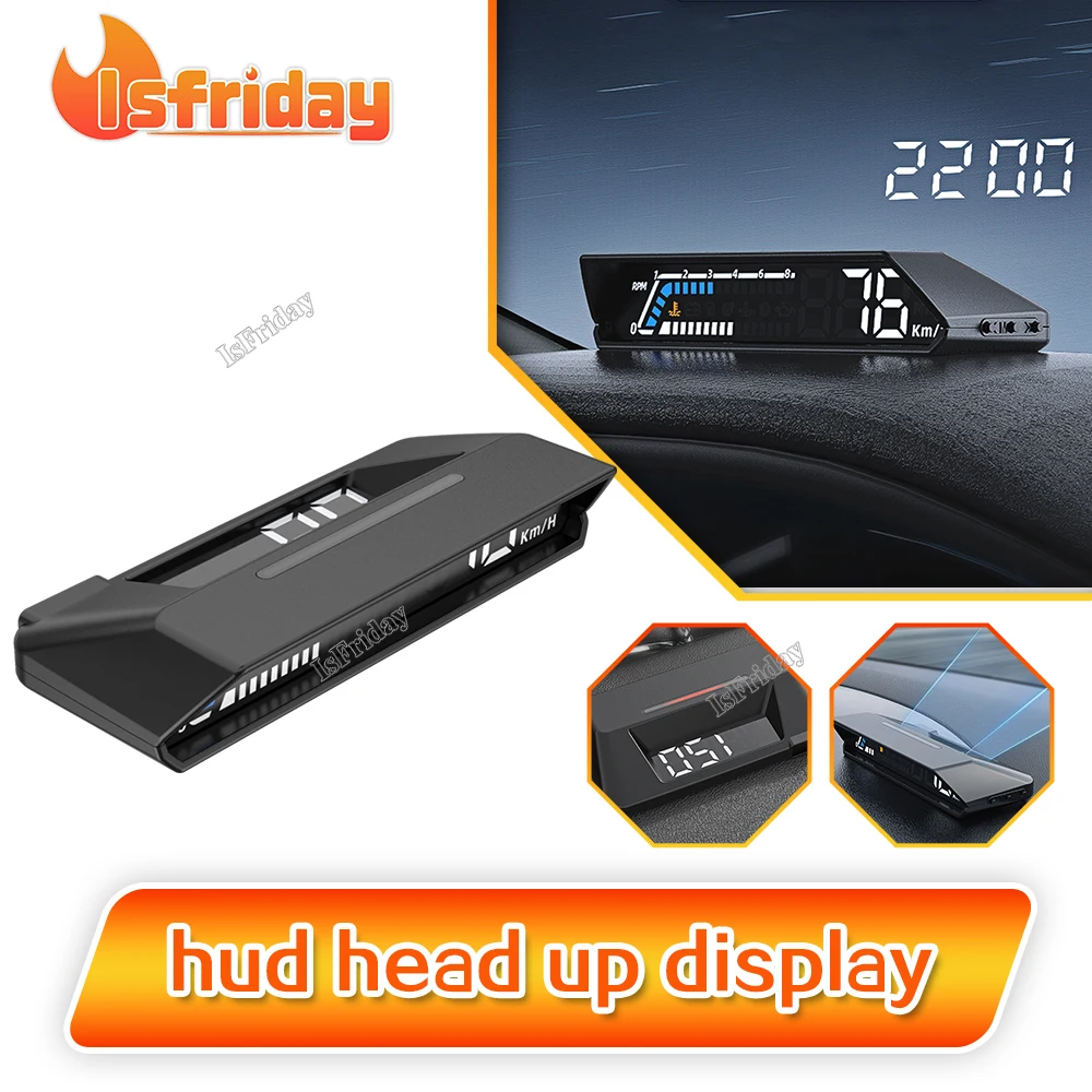Auto-Head-up-Display-Hud-Messger-t-Auto-Obd2-Fahren-Computer-Temperatur ...