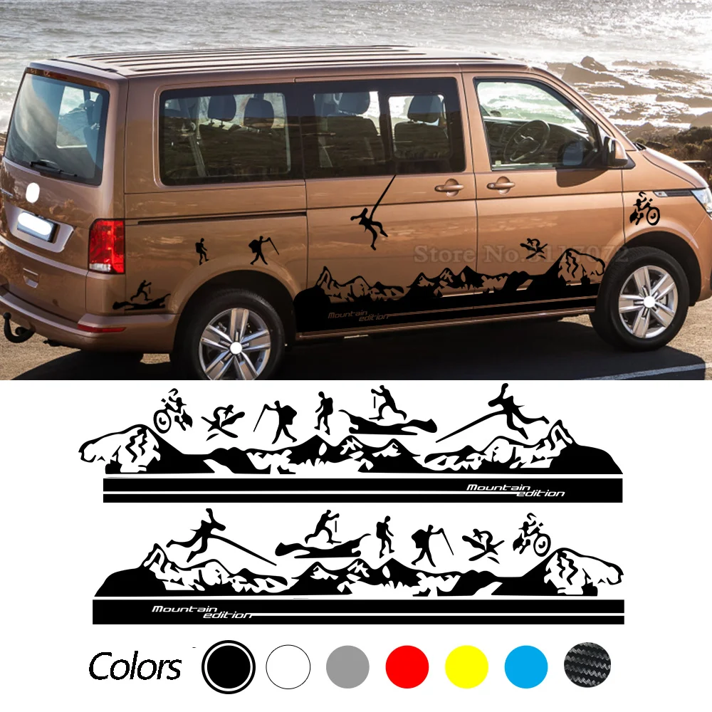 Car Stickers For Volkswagen VW Transporter Bus T3 T4 T5 T6 Caravelle ...