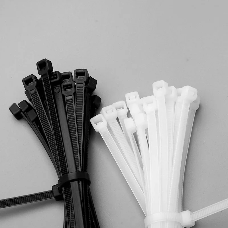 100pcs Self-locking Plastic Nylon Cable Tie Organiser 3*100mm Handcuffs ...