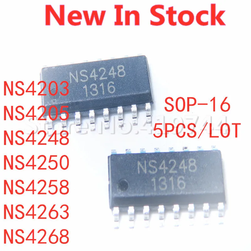 5PCS-LOT-NS4203-NS4205-NS4248-NS4250-NS4258-NS4263-NS4268-SOP-16-SMD ...